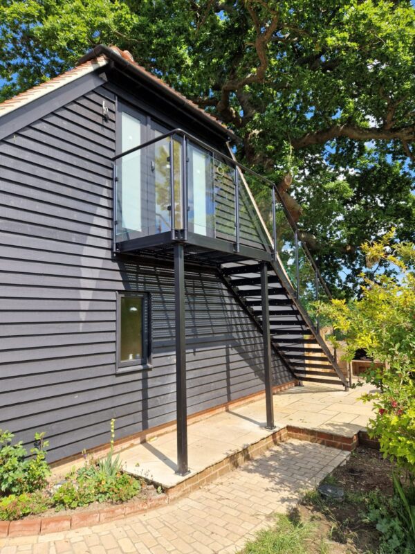 Outdoor Steel Staircase - Design and installation Services