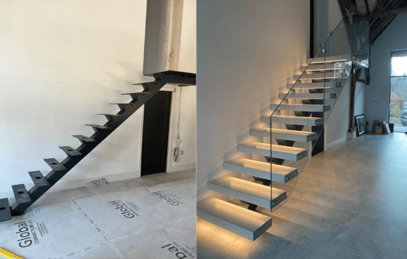 Elevating Modern Interiors: The Art of Steel Box Frame Staircases ...
