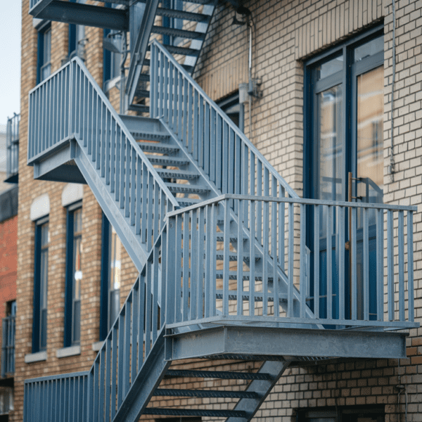 Fire Escape Stairs for Apartments: Safety, Design, and Compliance ...
